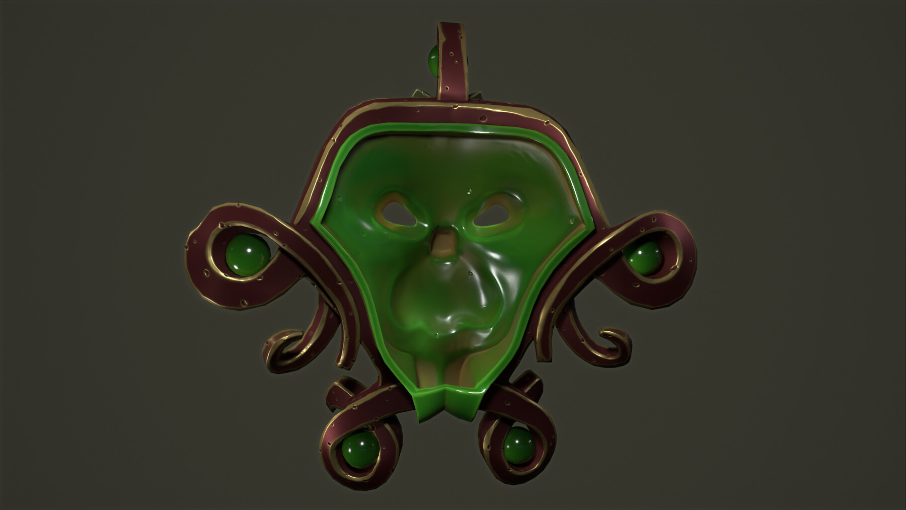 ArtStation - Jade mask | Game Assets