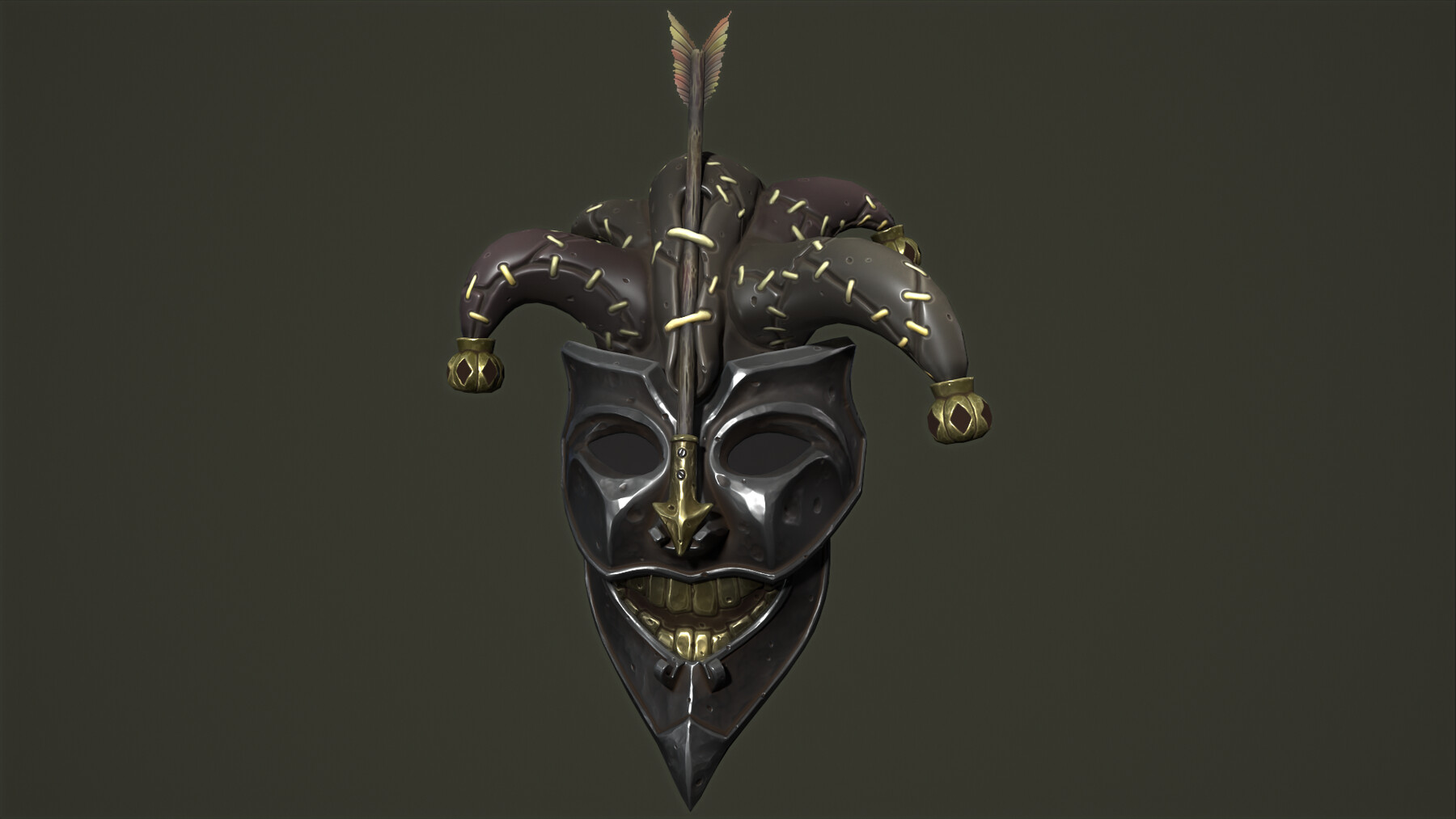 ArtStation - Jester mask | Game Assets