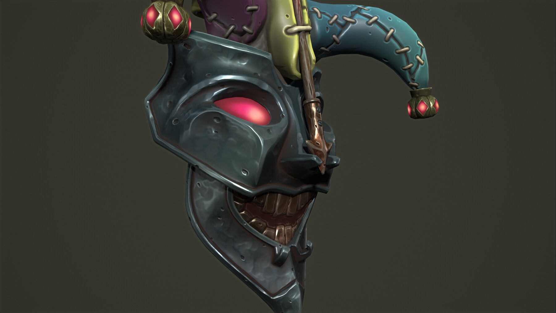 ArtStation - Jester mask | Game Assets