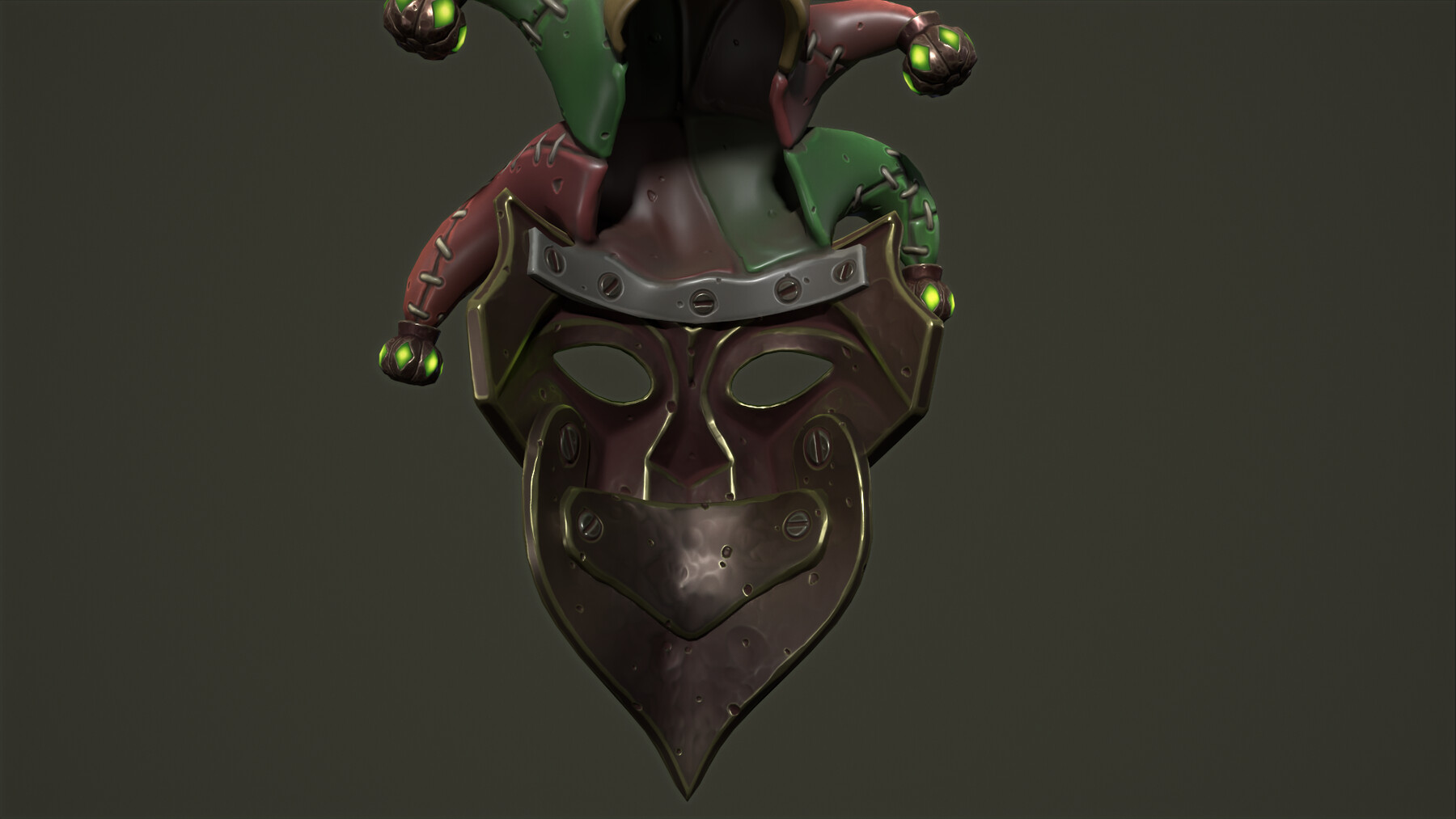 ArtStation - Jester mask | Game Assets