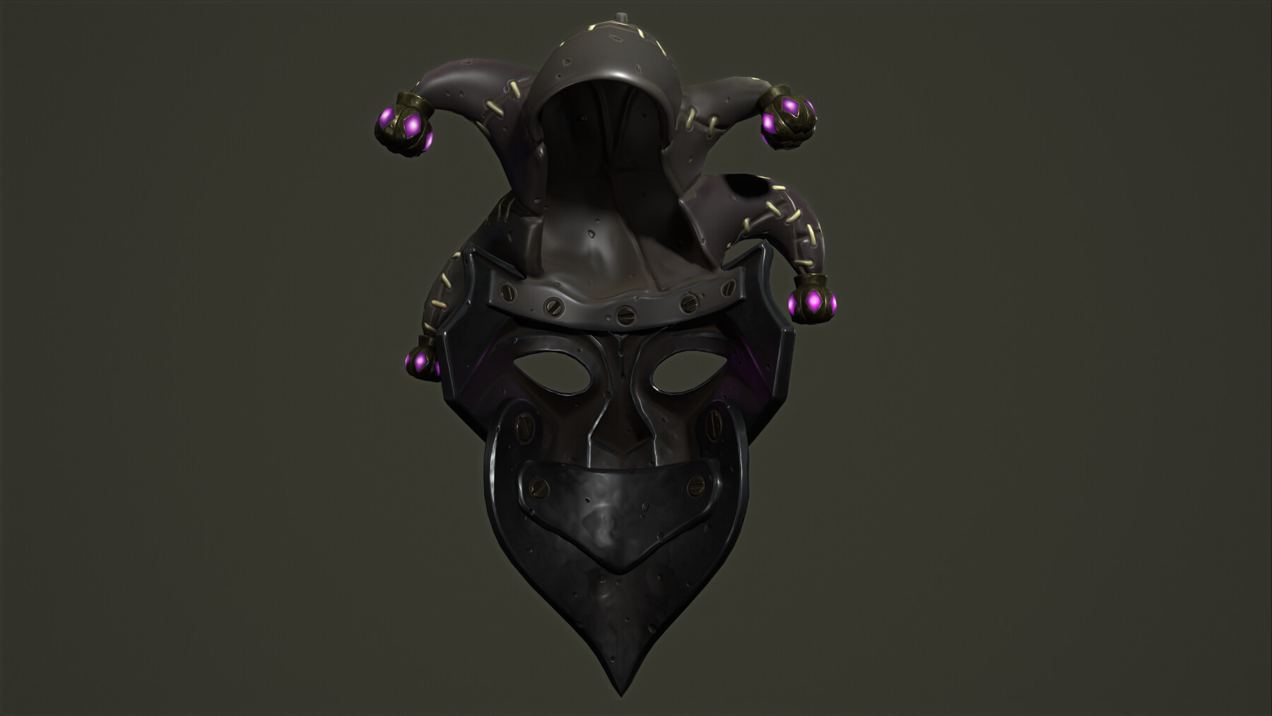 ArtStation - Jester mask | Game Assets