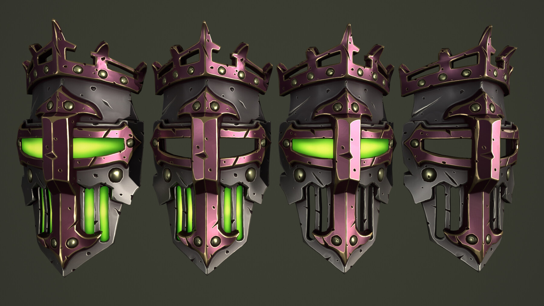 ArtStation - Knight mask | Game Assets