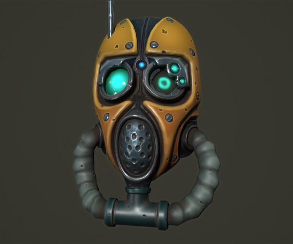 ArtStation - Tech priest mask | Game Assets