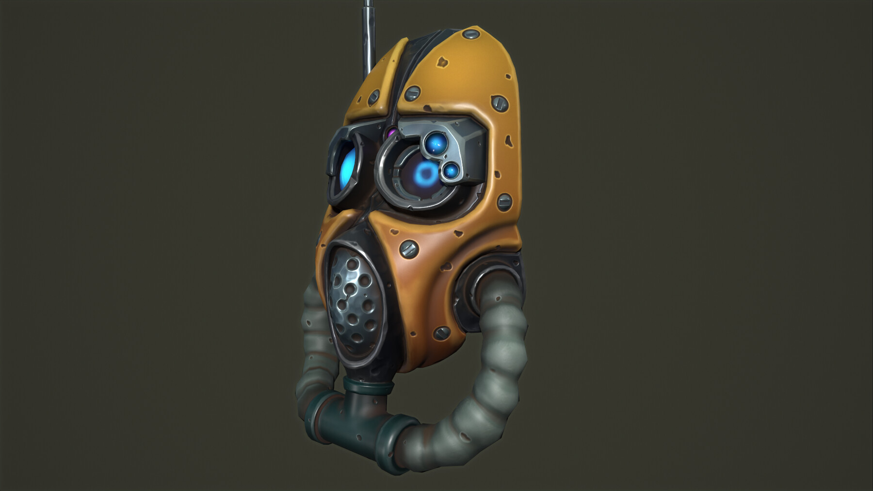 ArtStation - Tech priest mask | Game Assets