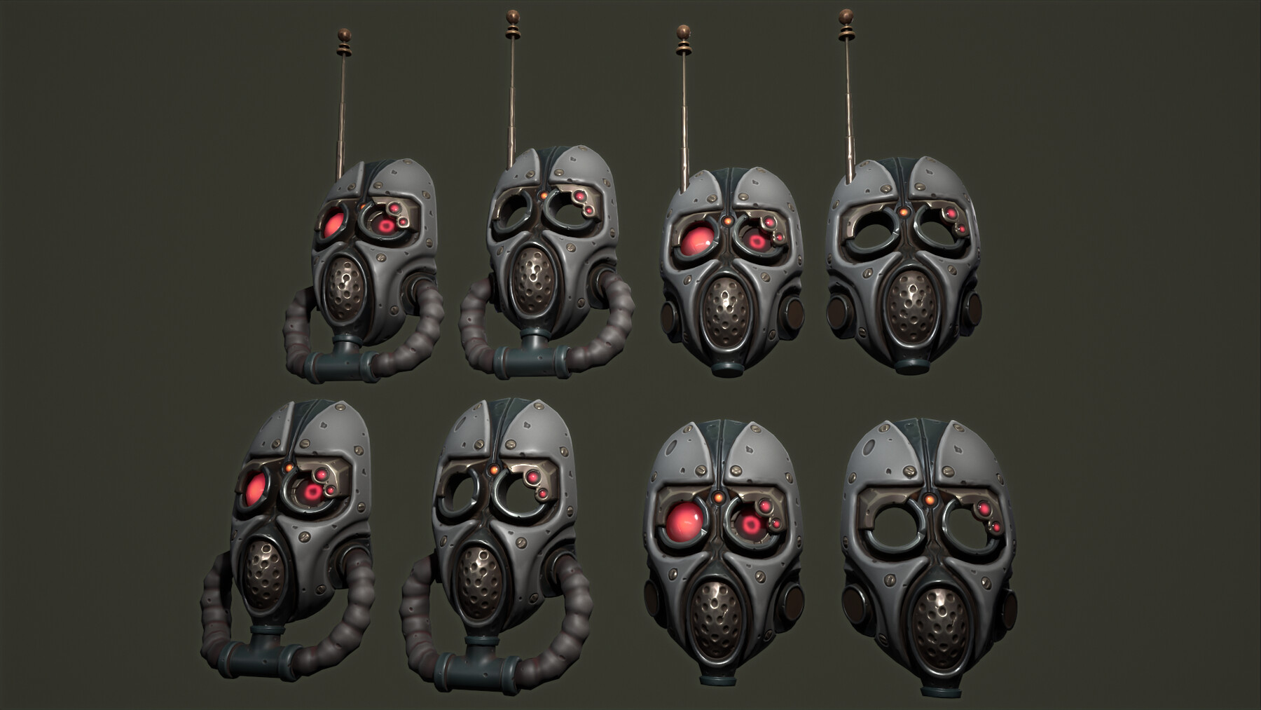 ArtStation - Tech priest mask | Game Assets