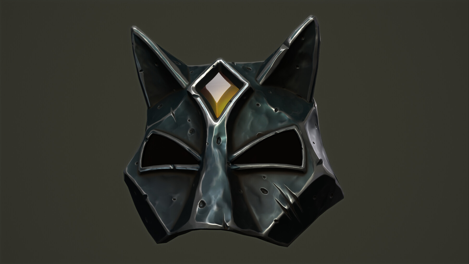 ArtStation - Wolf mask | Game Assets