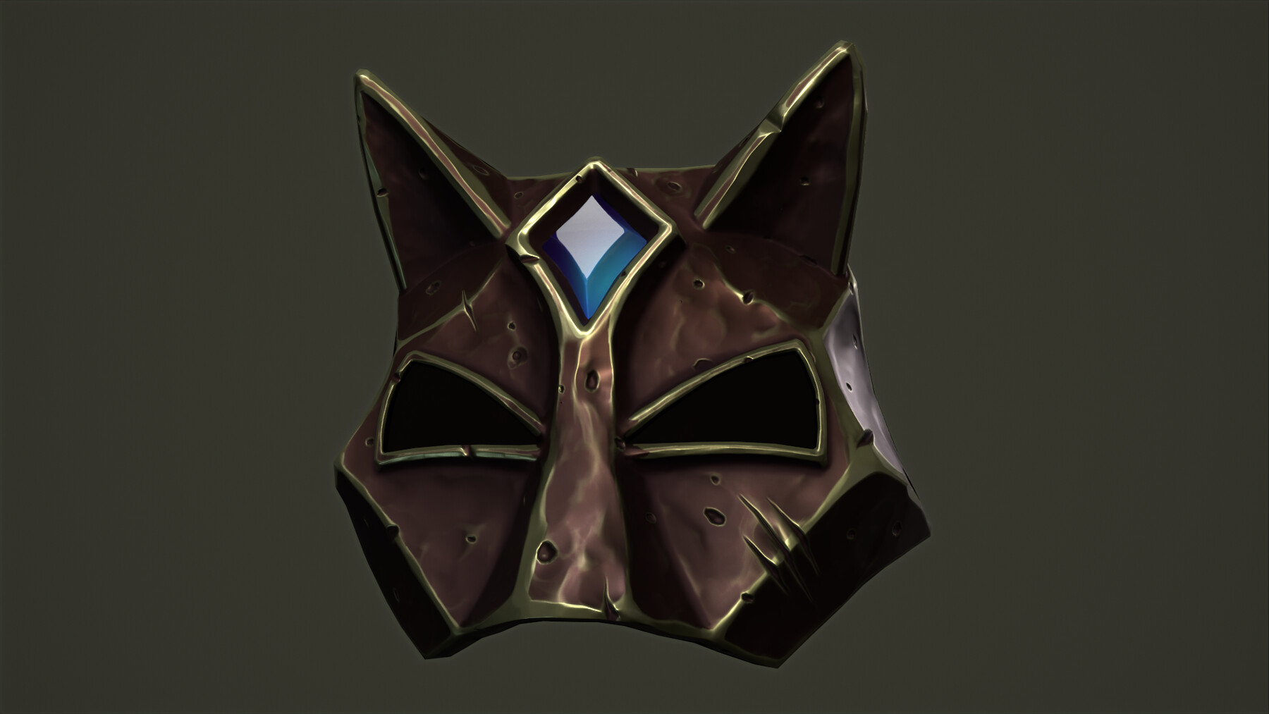 ArtStation - Wolf mask | Game Assets