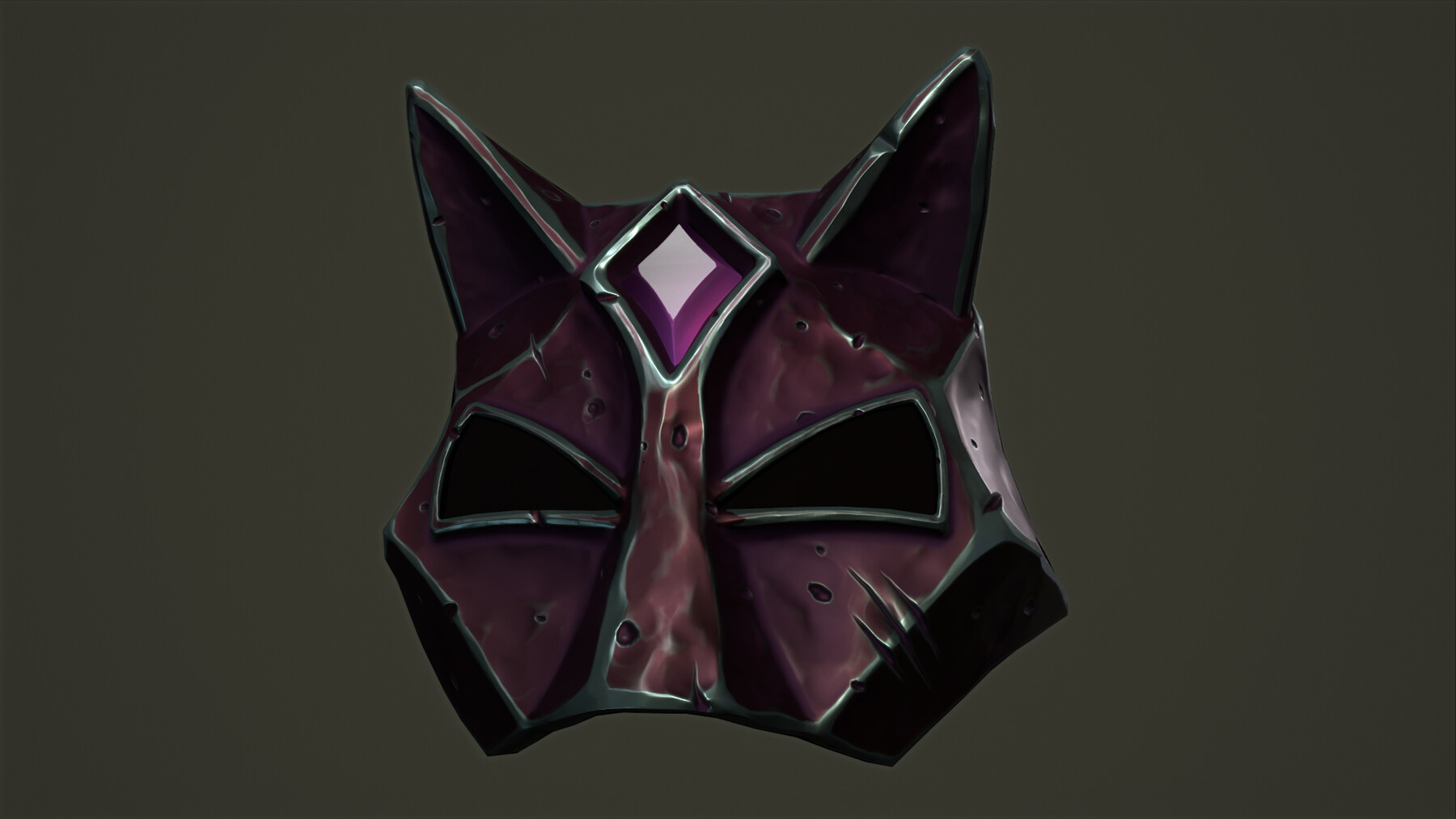 ArtStation - Wolf mask | Game Assets