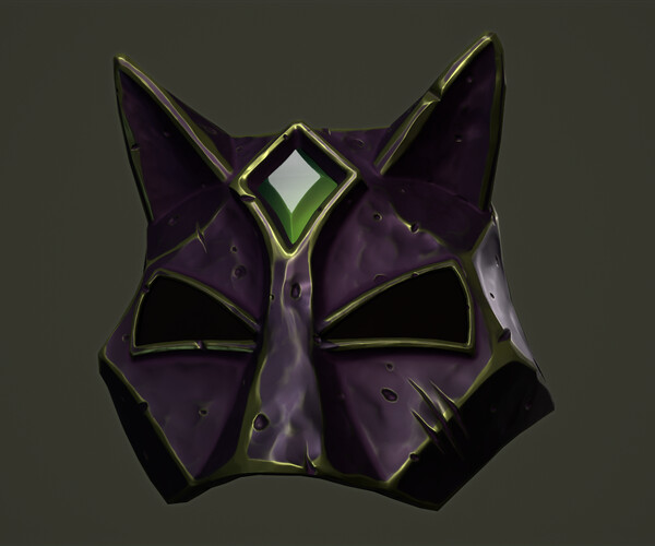 ArtStation - Wolf mask | Game Assets