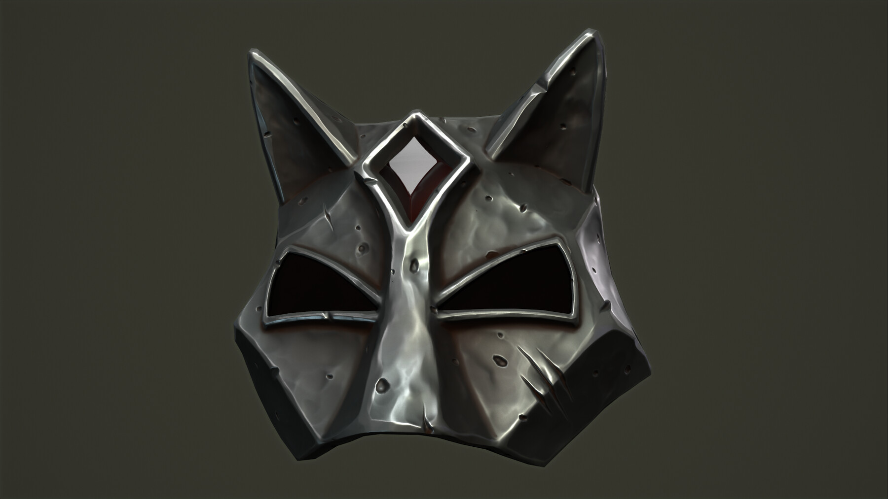 ArtStation - Wolf mask | Game Assets
