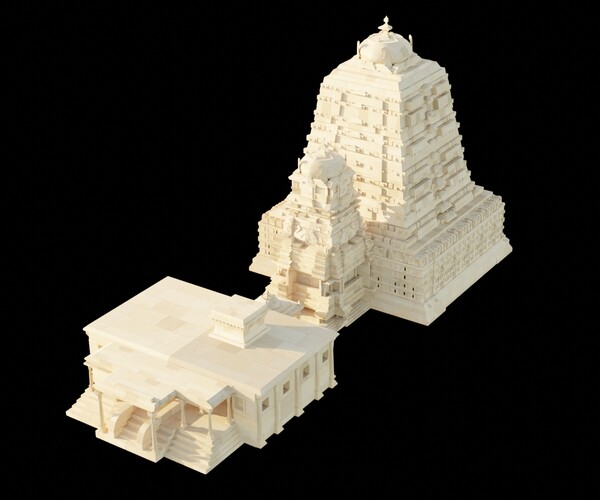 ArtStation - Temple 3D Model | Resources