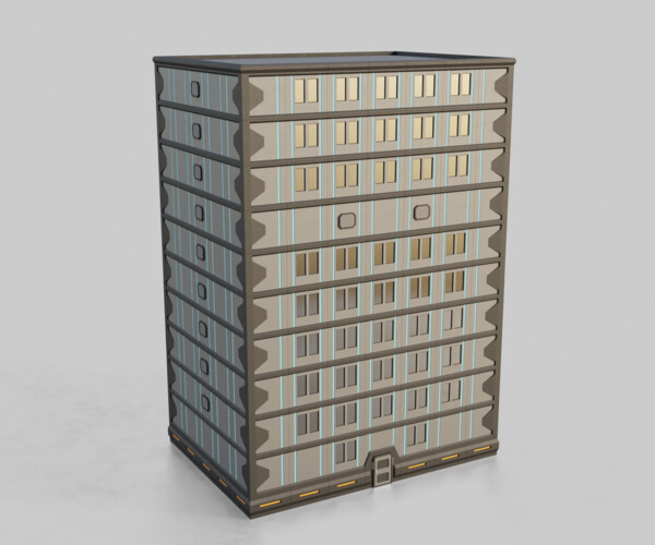 ArtStation - Sci-Fi High Rise | Game Assets