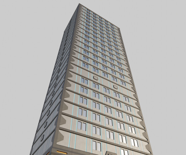 ArtStation - Sci-Fi High Rise | Game Assets