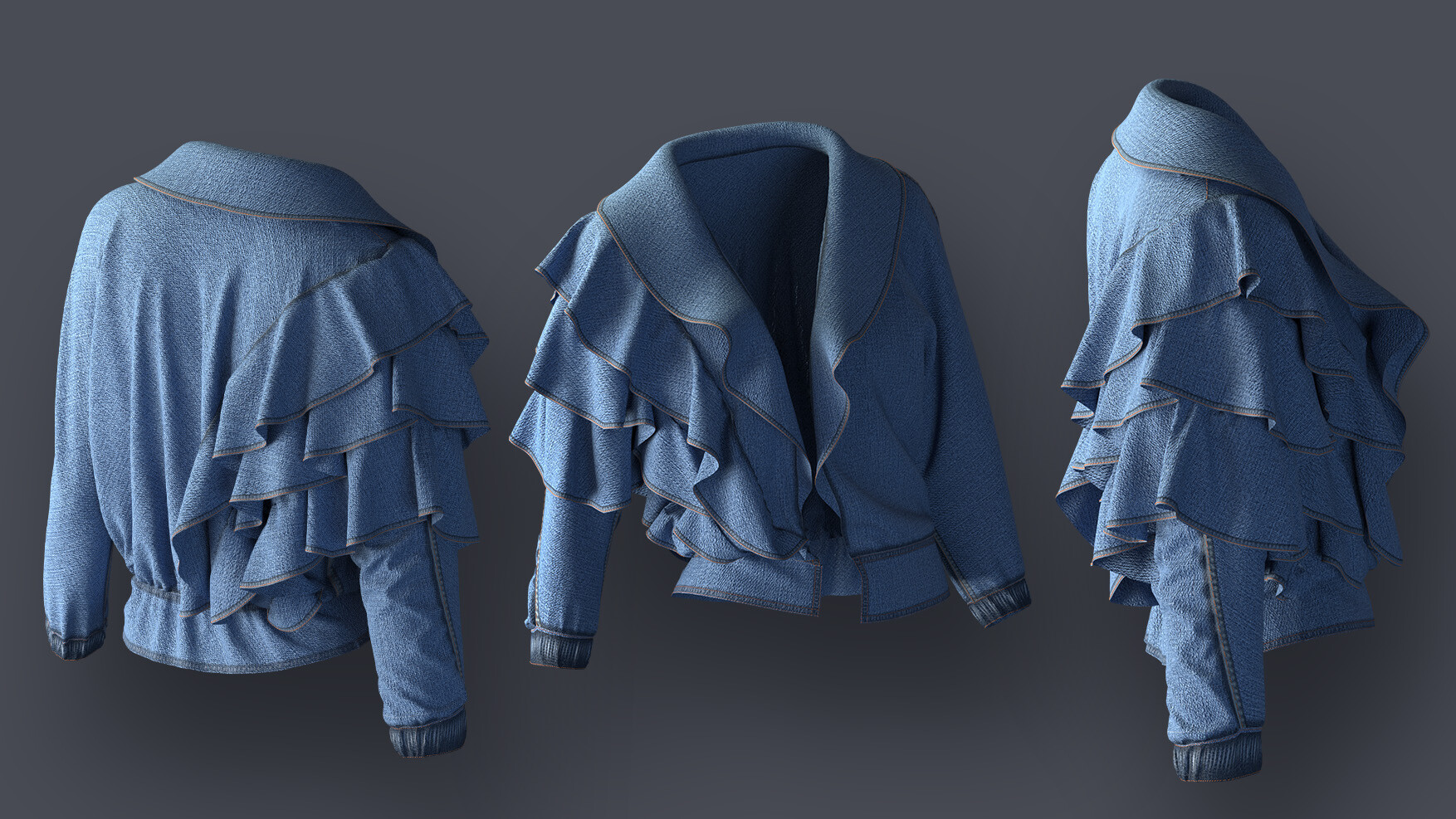 ArtStation - Realistic jeans jacket | Resources