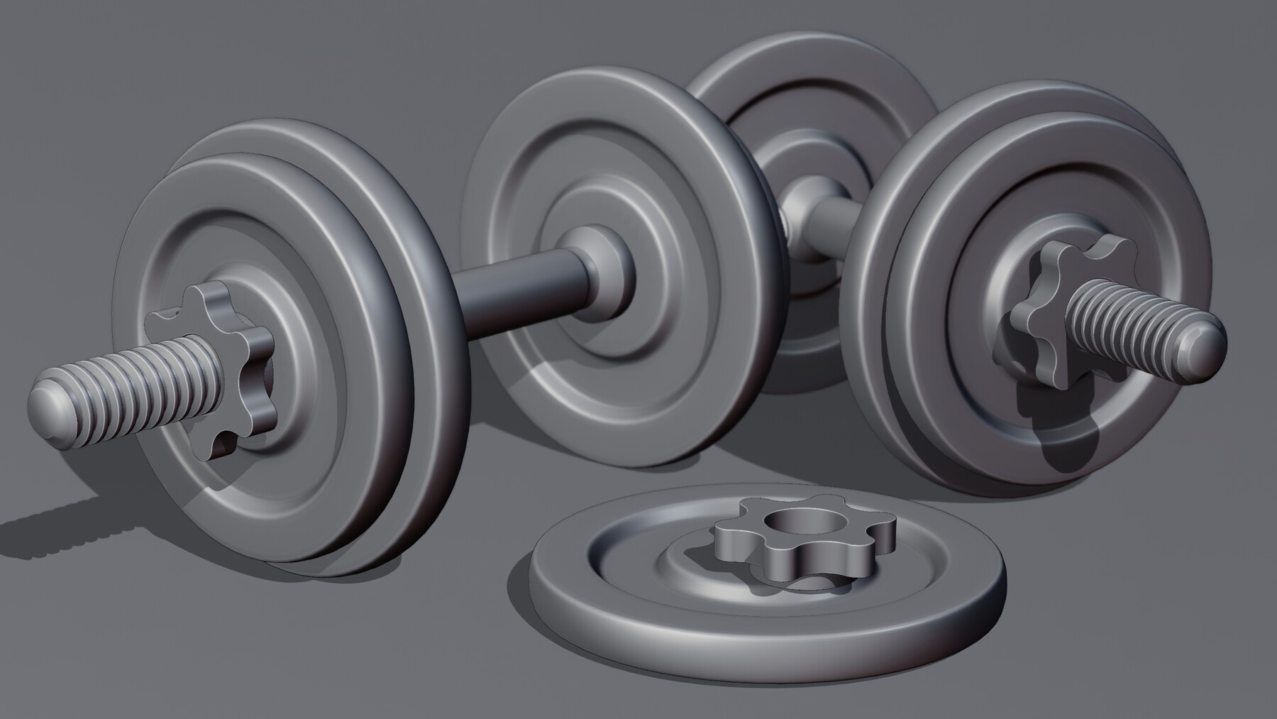 ArtStation - Dumbbell Weights (Blender) | Resources