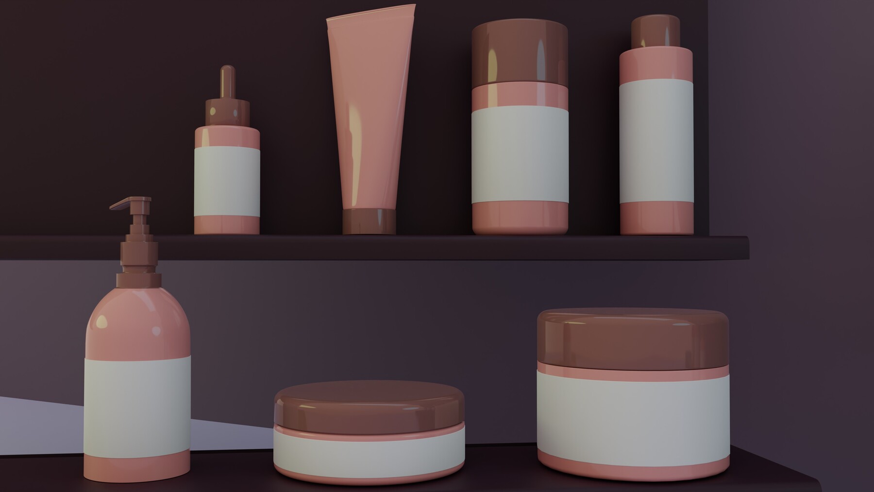 ArtStation - 3D Cosmetic Bottles | Resources