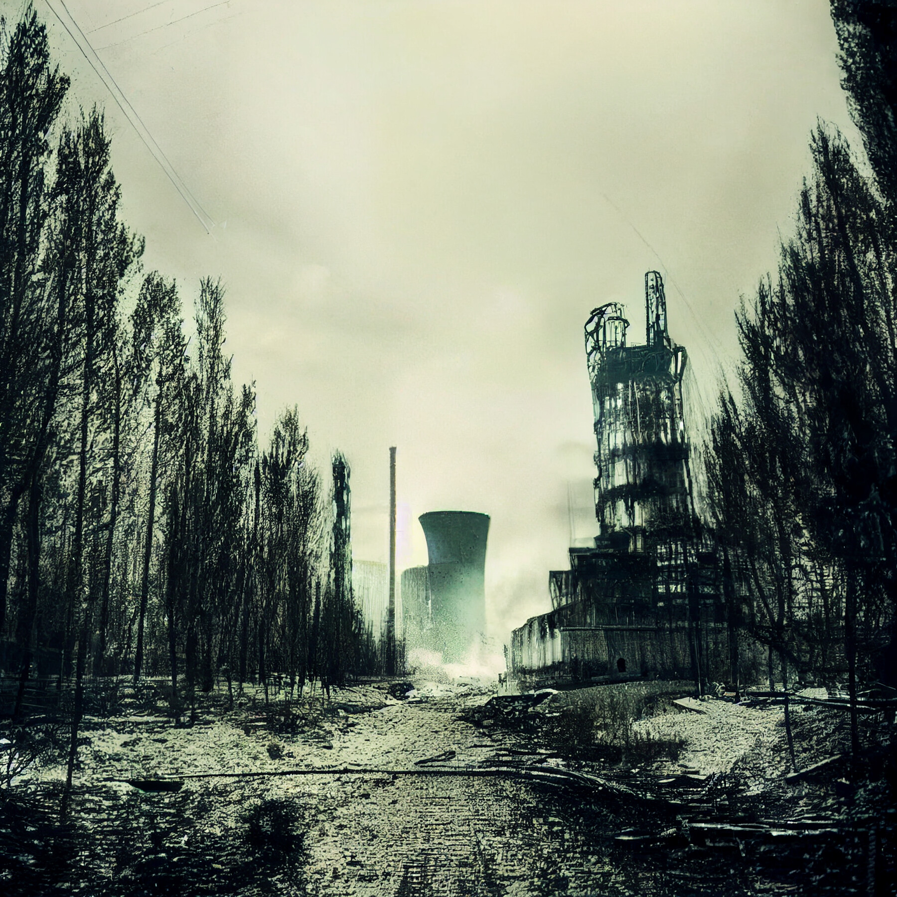 ArtStation - Explosions of Chernobyl in Ukraine | Artworks