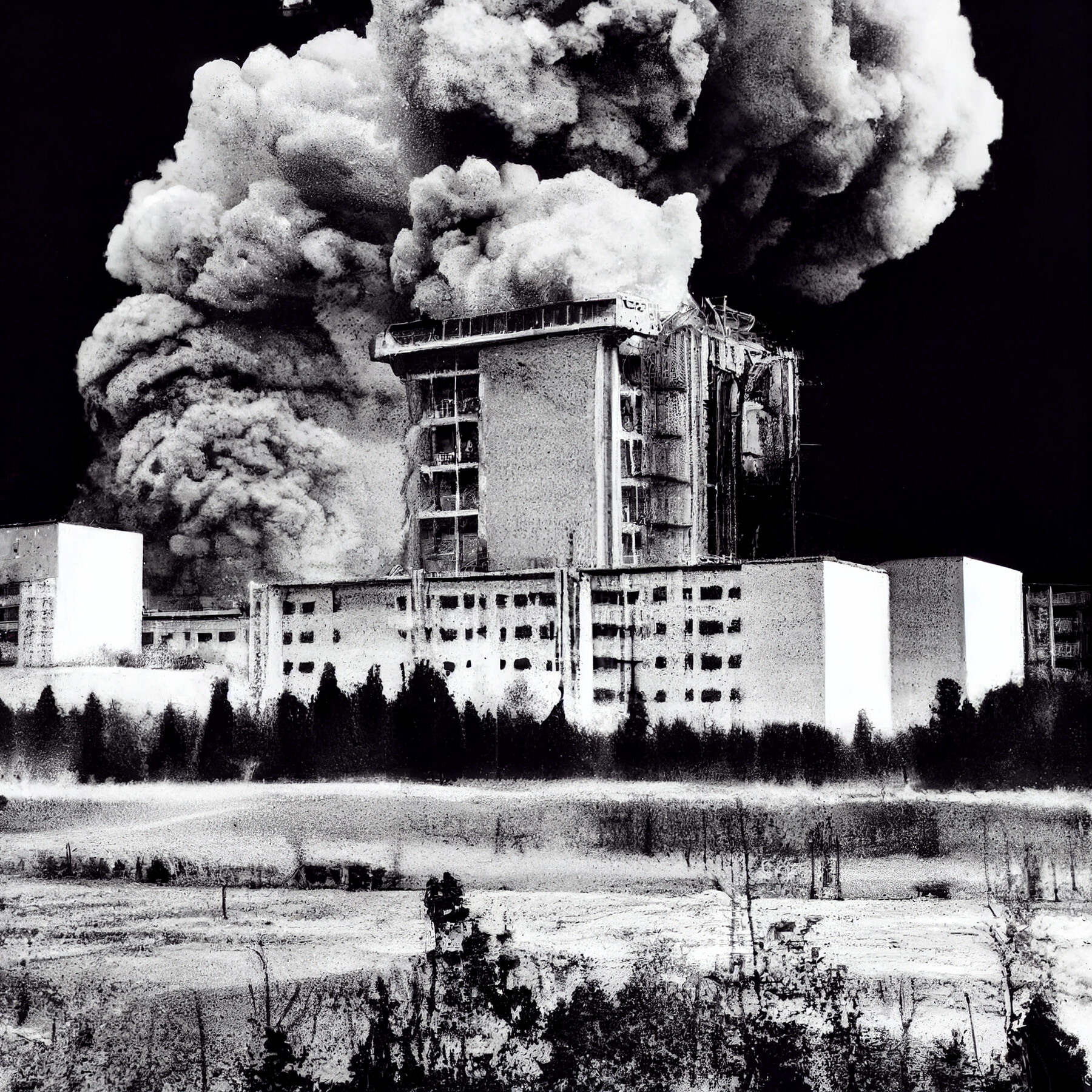 ArtStation - Explosions of Chernobyl in Ukraine | Artworks