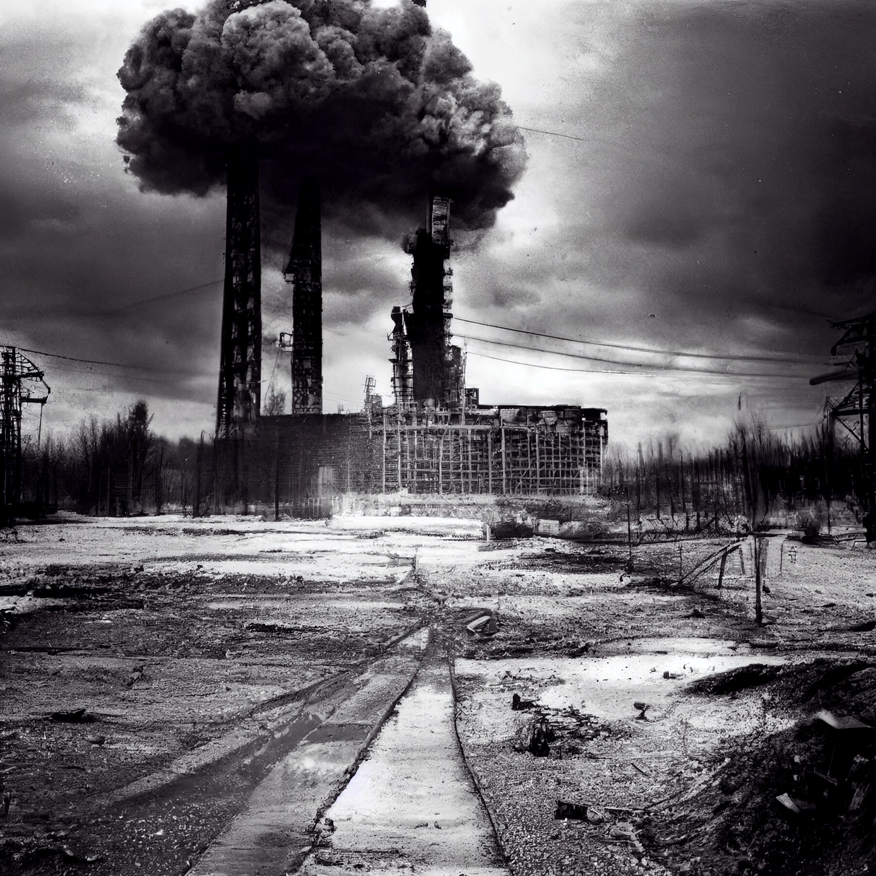 ArtStation - Explosions of Chernobyl in Ukraine | Artworks