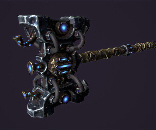 ArtStation - Forge brute hammer | Game Assets