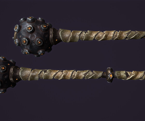 ArtStation - Brute mace | Game Assets