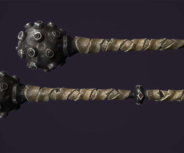 ArtStation - Brute mace | Game Assets