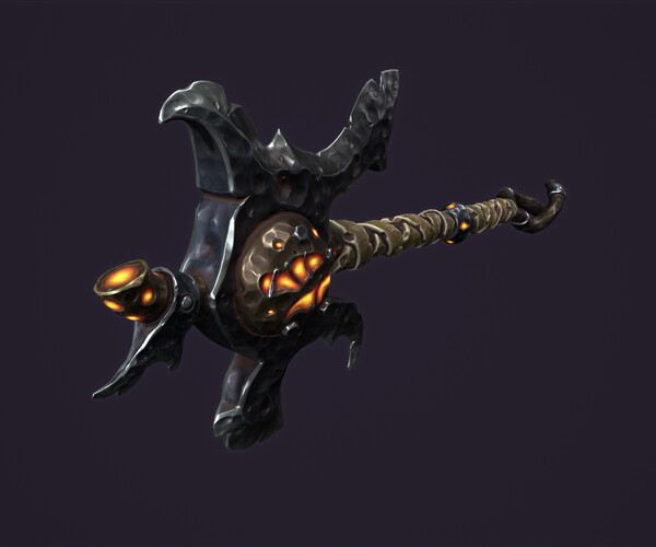 ArtStation - Brute poleaxe | Game Assets