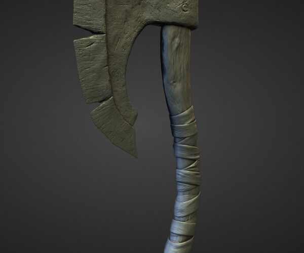 ArtStation - AXE2 high and low poly | Game Assets
