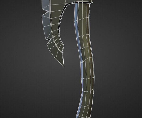 ArtStation - AXE2 high and low poly | Game Assets