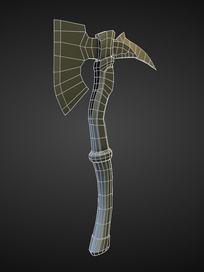 ArtStation - AXE5 high and low poly | Game Assets