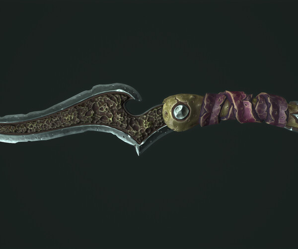 ArtStation - Undead dagger | Game Assets
