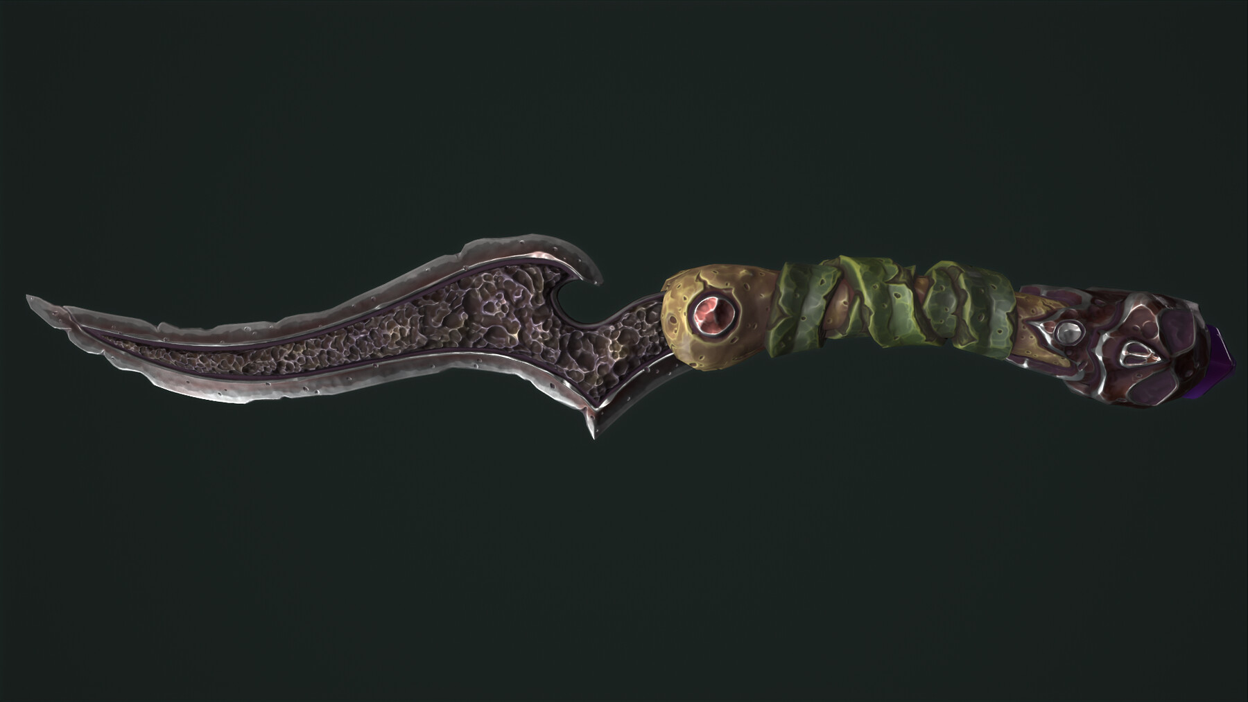ArtStation - Undead dagger | Game Assets