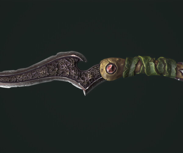 ArtStation - Undead dagger | Game Assets
