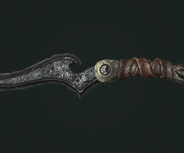 ArtStation - Undead dagger | Game Assets