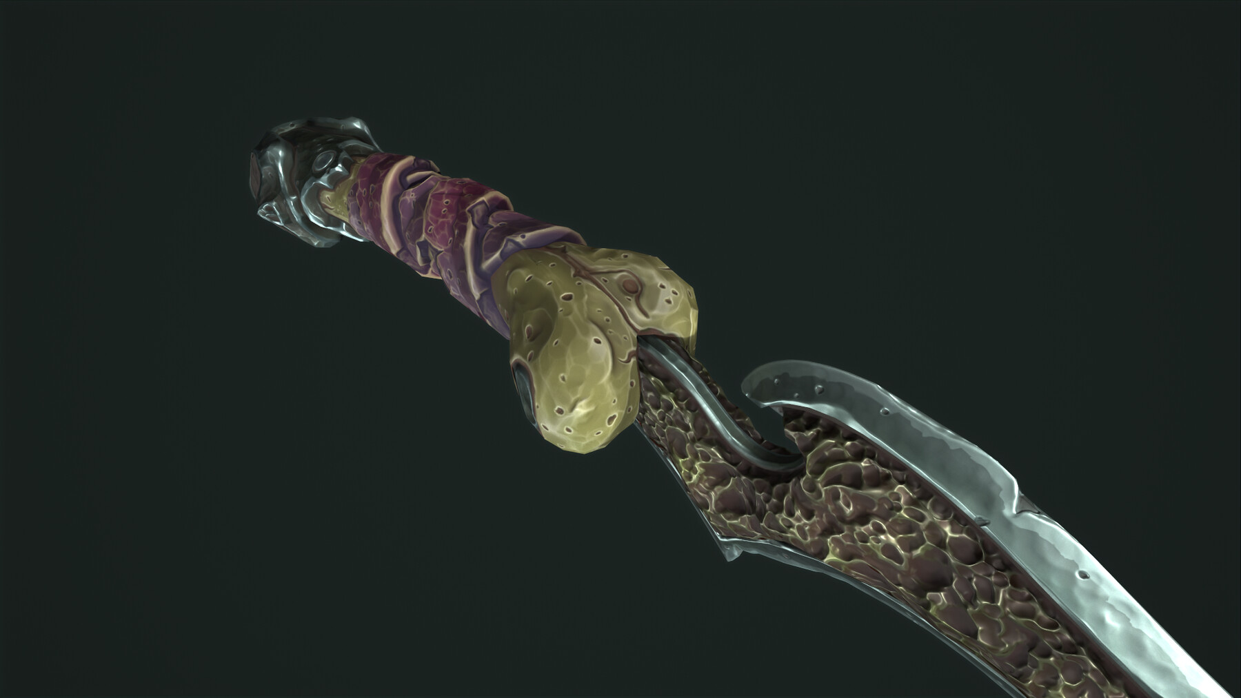 ArtStation - Undead dagger | Game Assets