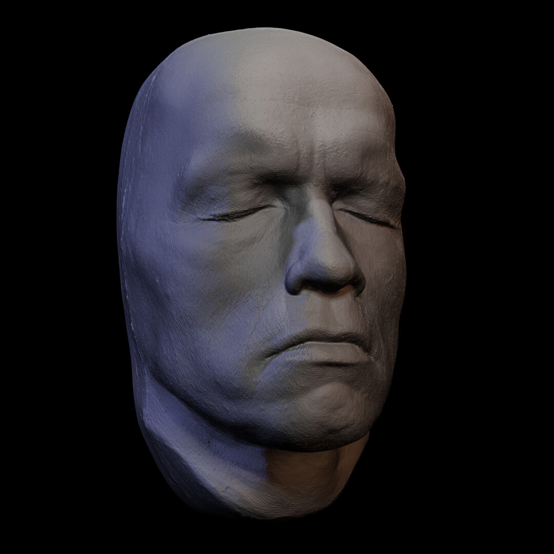 ArtStation - 3d scan of Arnold Schwarzenegger's face | Resources