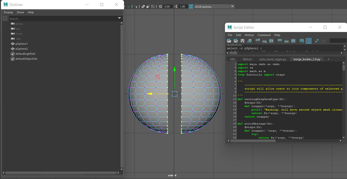 ArtStation - Merge Meshes For Maya | Resources