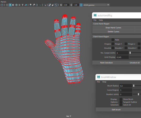 ArtStation - Automatic Hand Rigger For Maya | Resources
