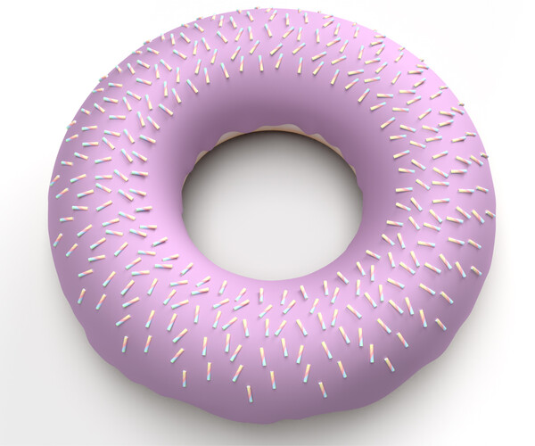 ArtStation - A model of a Doughnut | Resources