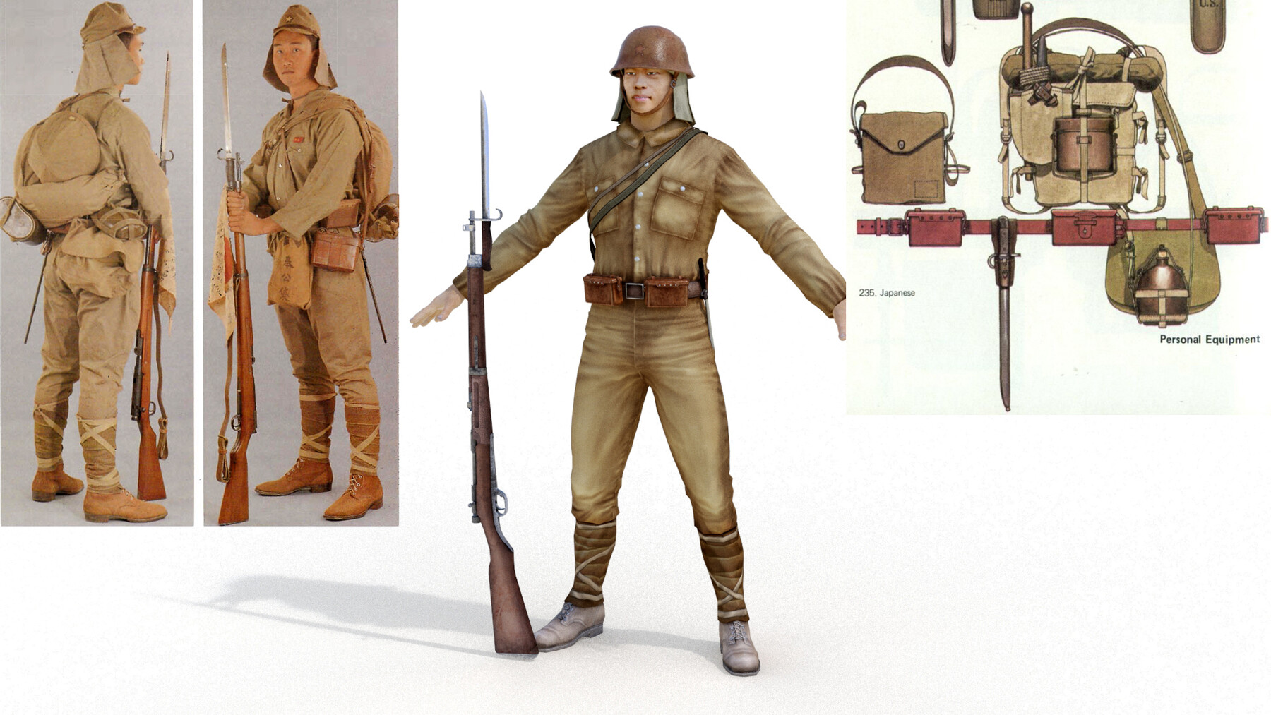 ArtStation - SOLDIERS JAPANESE | Resources