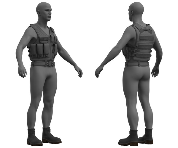 ArtStation - UTG 547 Law Enforcement Tactical Police Vest (Marvelous ...