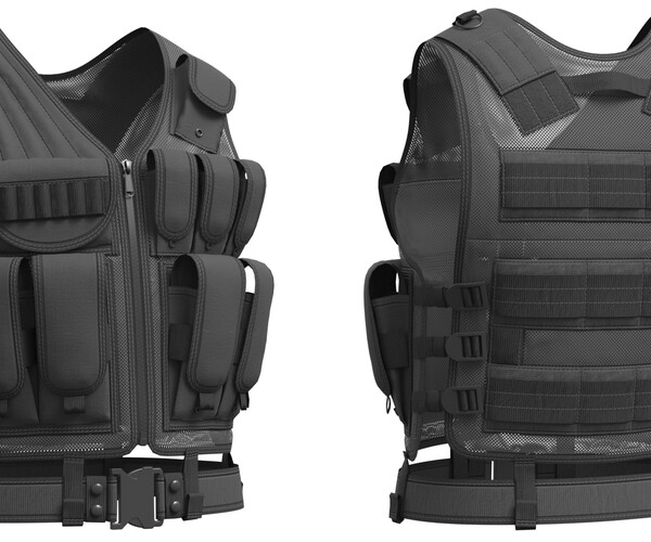 ArtStation - UTG 547 Law Enforcement Tactical Police Vest (Marvelous ...