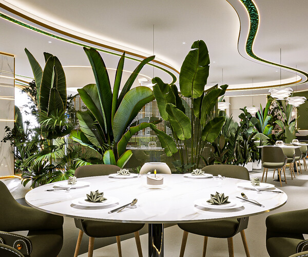 ArtStation - European Restaurant Collection 04 | Resources