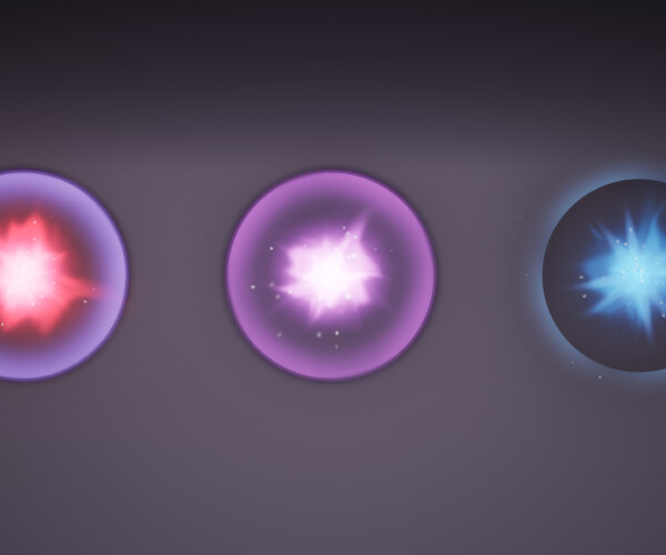 ArtStation - Magic Orbs Vol.1 - Niagara | Game Assets