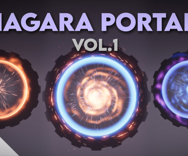 ArtStation - Niagara Portals Vol. 1 | Game Assets