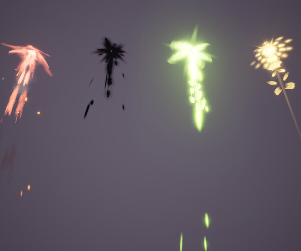 ArtStation - Muzzle Flashes Vol. 1 - Niagara | Game Assets