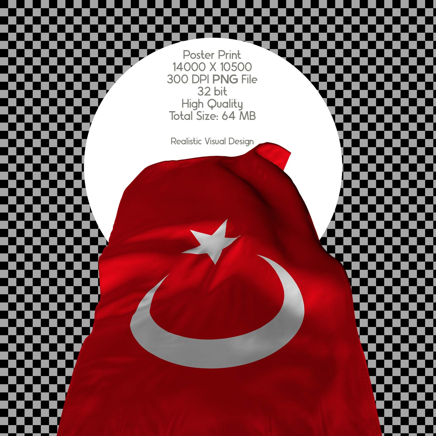 ArtStation - Turkish (.PNG) Flag Set | Resources