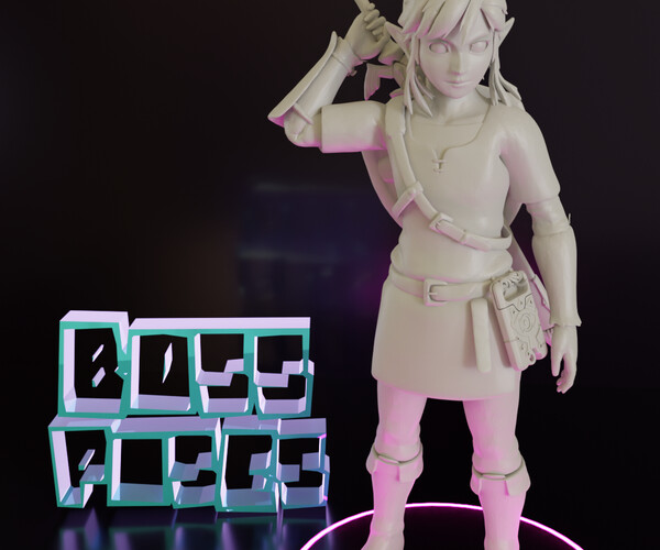 ArtStation - LINK - BOTW 3DPrint ready | Resources