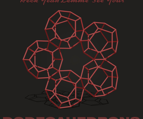 ArtStation - 3D Printable | Pentagonal Dodecahedron Arrangement | Resources