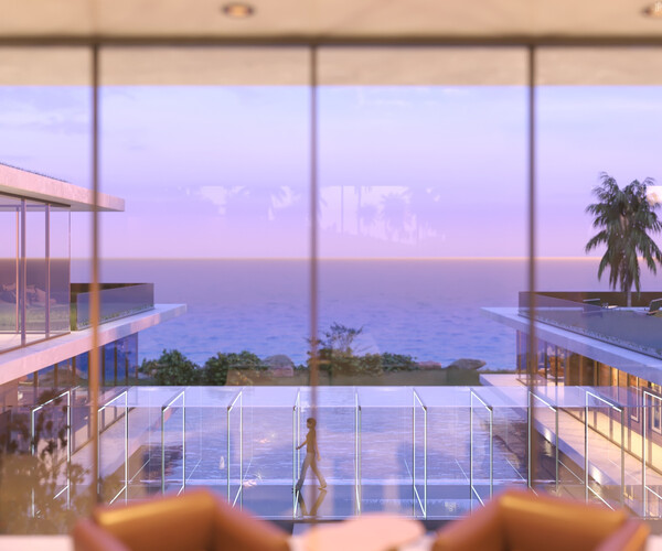 ArtStation - modern beach villa revit vray 3dmax | Resources